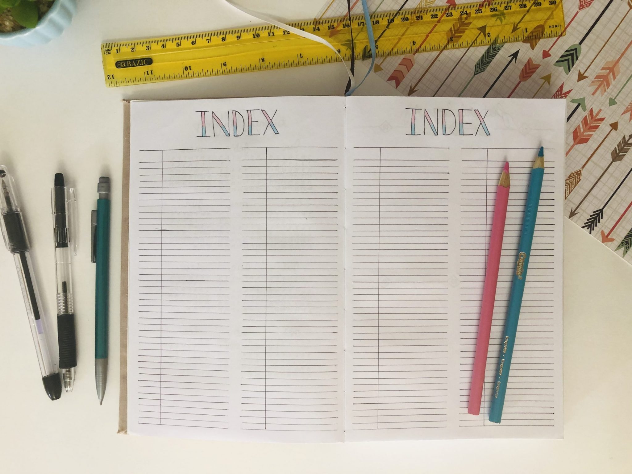 2020 Bullet Journal Set-Up | Be Yourself Studios