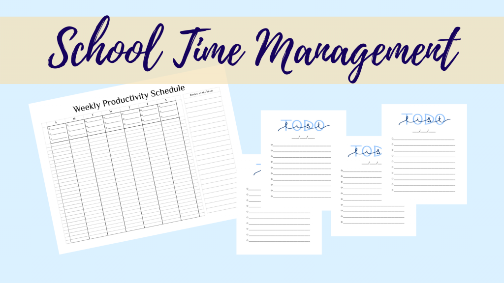 School Time Management | Be Yourself Studios