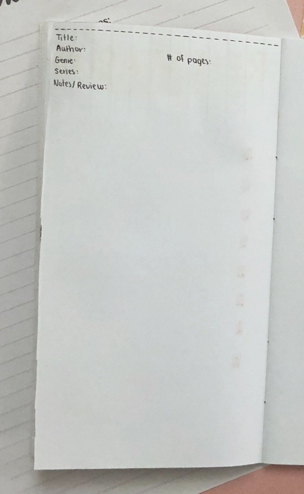 Book Review Journal Setup | Be Yourself Studios